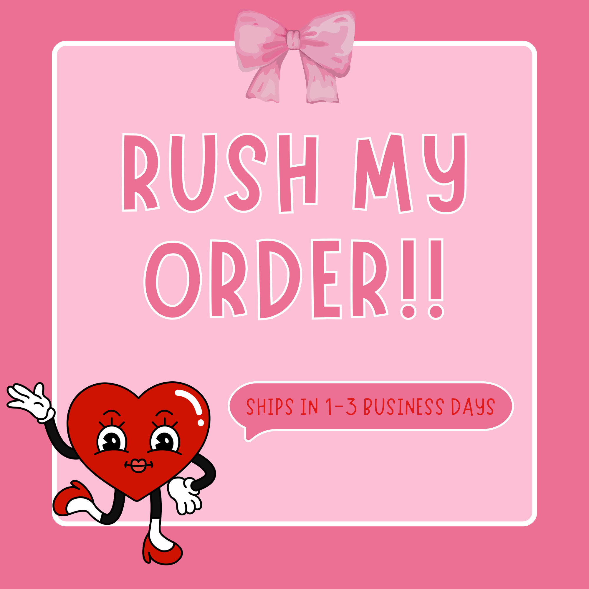 RUSH MY ORDER – The Caid Co